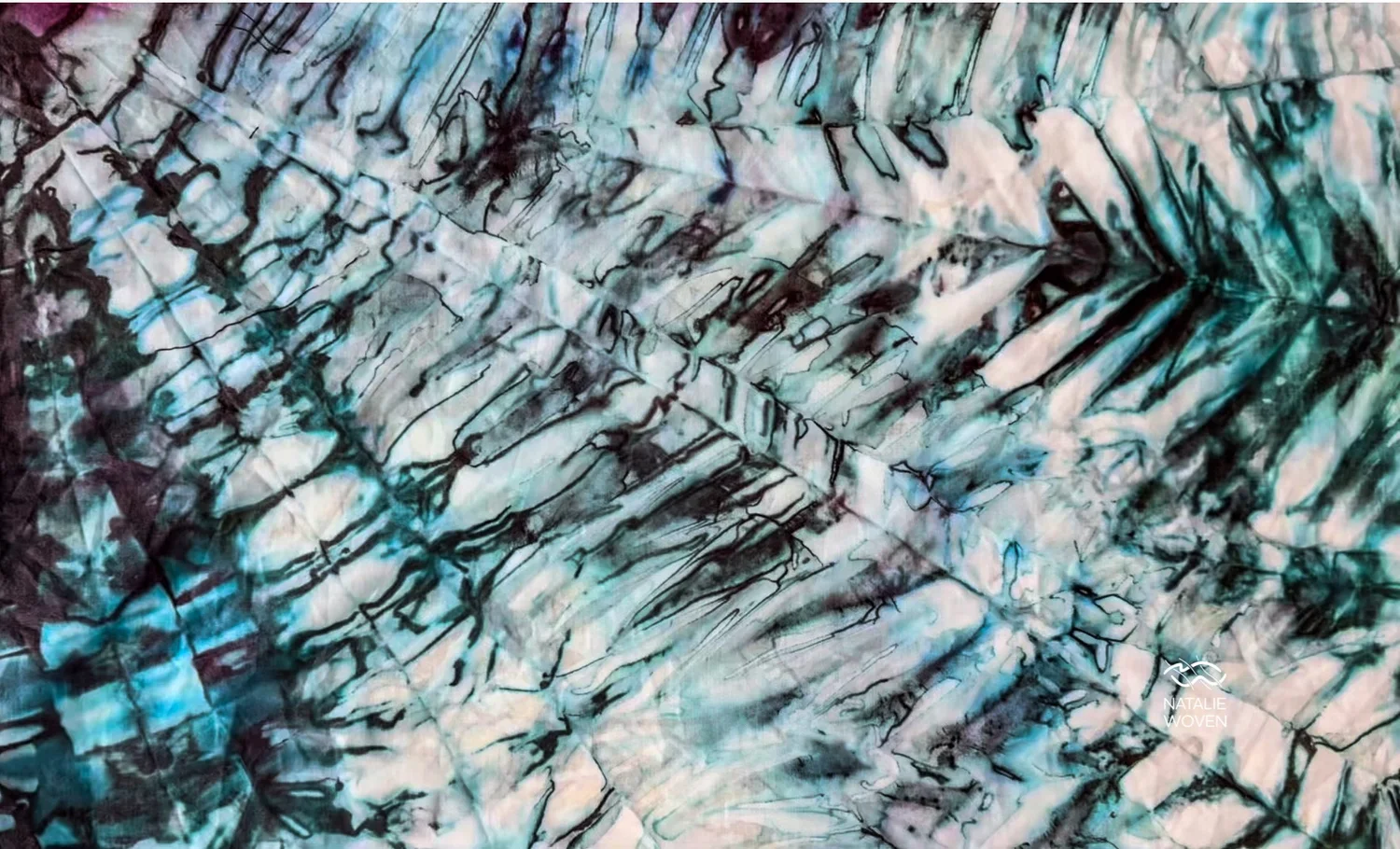 Arashi Shibori Style Techniques with Ice Dyeing — Natalie Woven