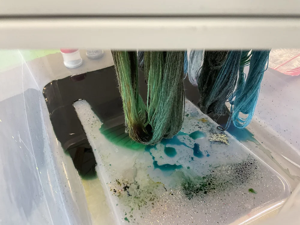 Ice dyeing…Developing Your Color Palette — Natalie Woven