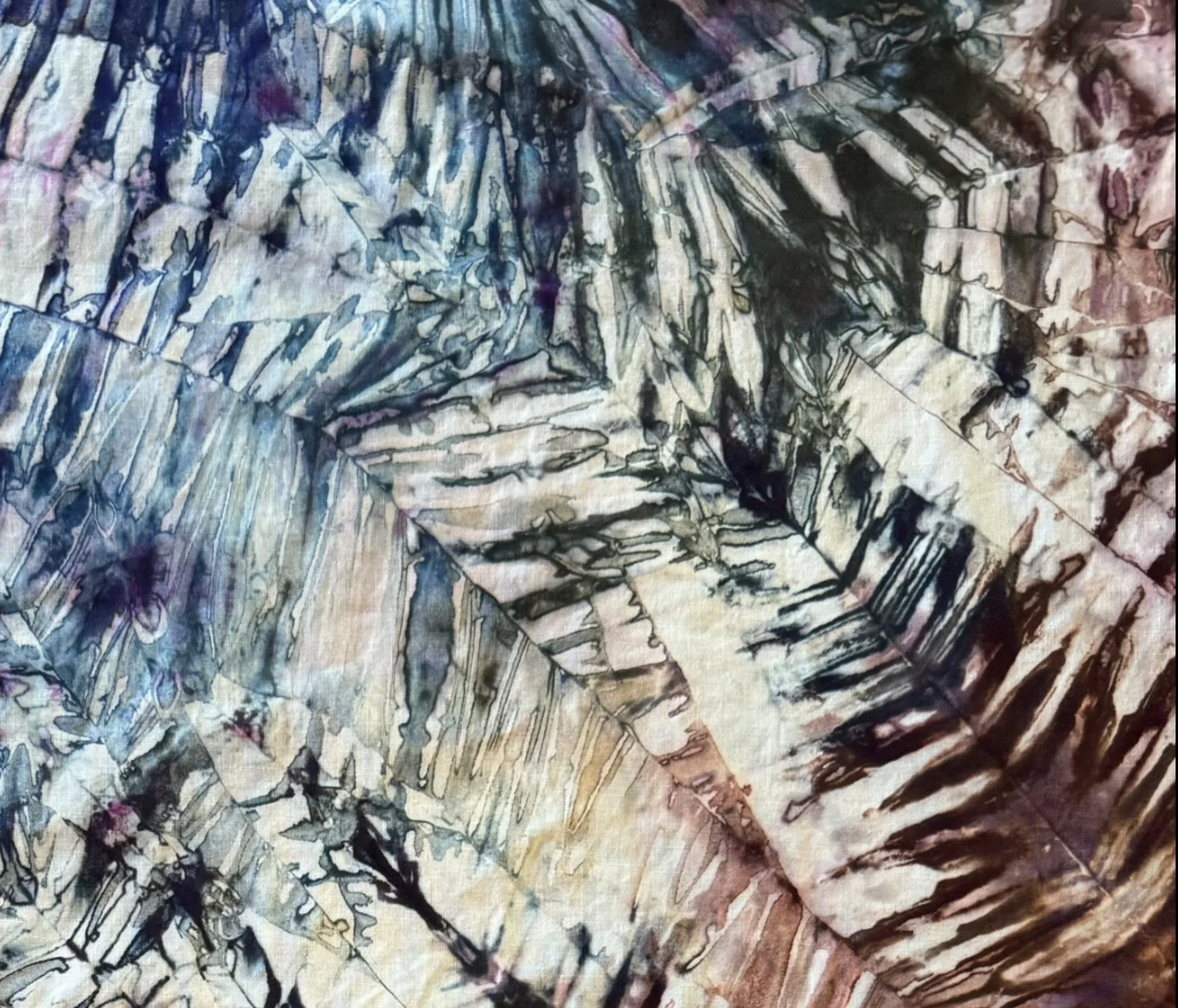 Arashi Shibori Style Techniques with Ice Dyeing — Natalie Woven