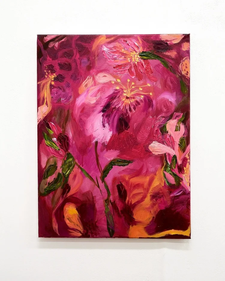 Nisha Boehm: Celebrating Feminity, Girlhood, and Florals Through Art ...