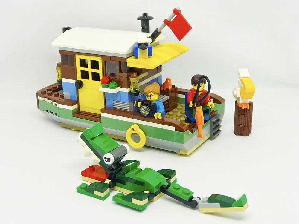 LEGO Set Review - 31093 - Riverside Houseboat — Indobrickville