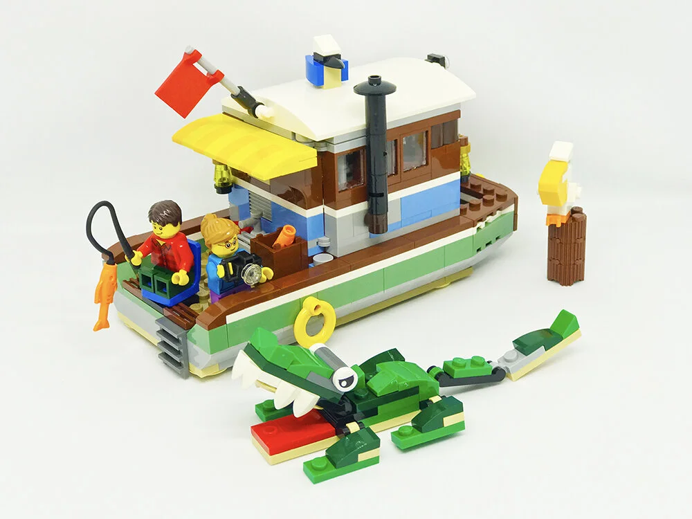 LEGO Set Review - 31093 - Riverside Houseboat — Indobrickville