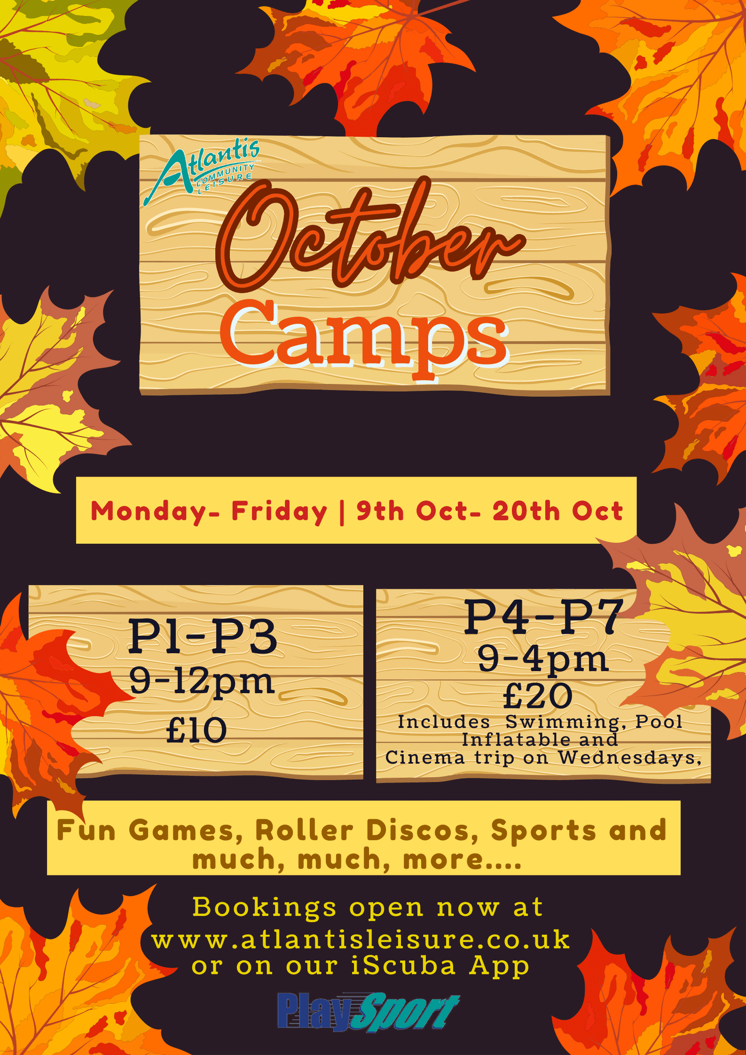 Events — Atlantis Community Leisure