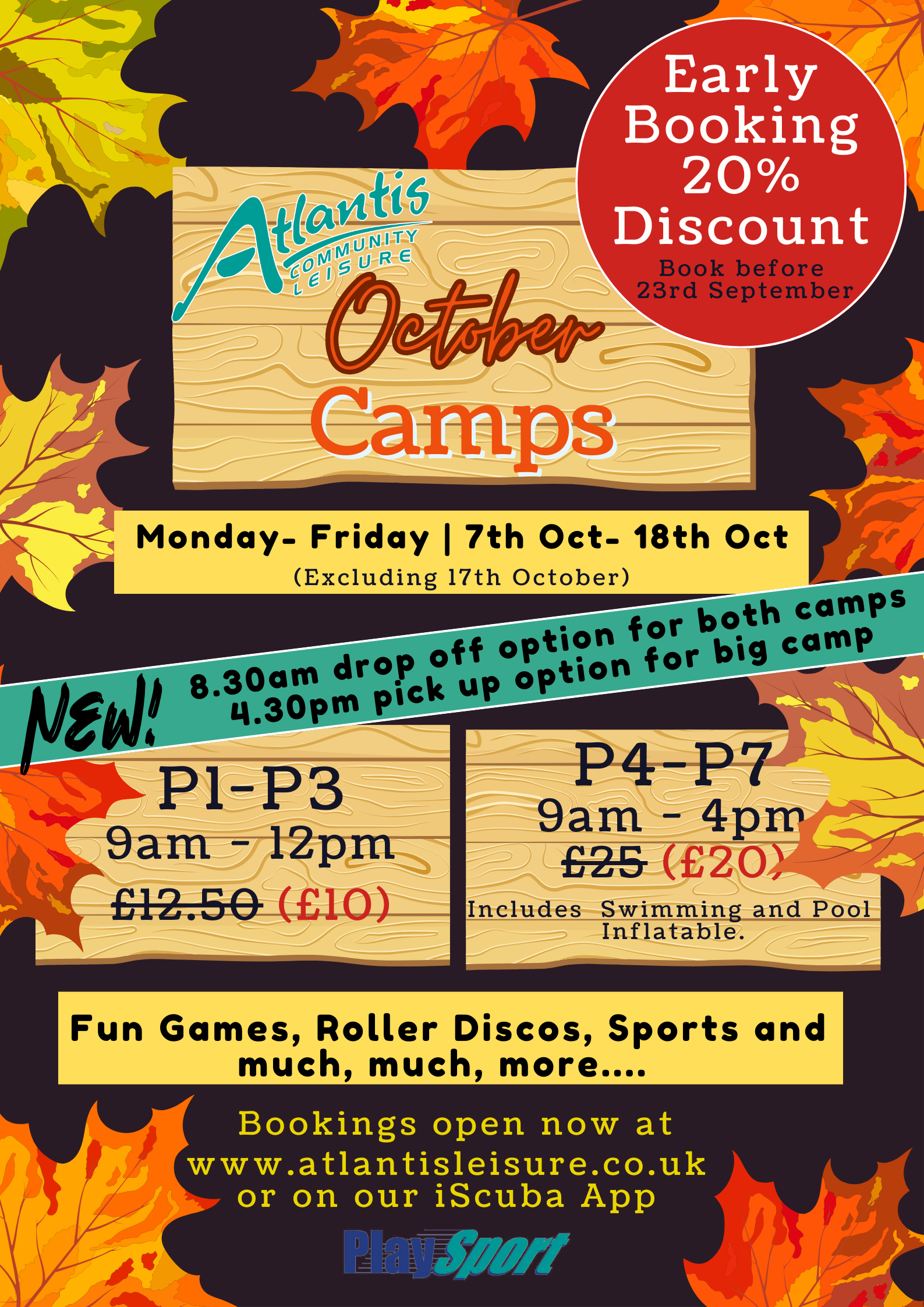 Events — Atlantis Community Leisure