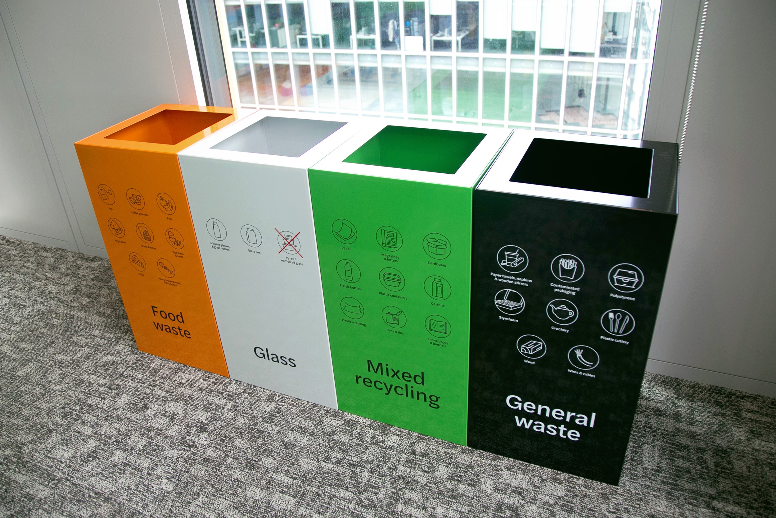 Recycling Units & Bins for Offices & Workplaces - Maine — Storage ...