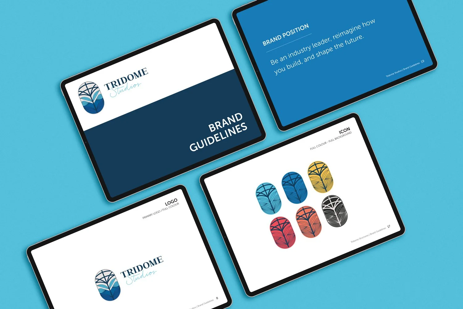 Tridome Studios and Tridome Structures branding — Lab Creative