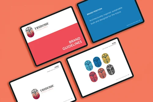 Tridome Studios and Tridome Structures branding — Lab Creative