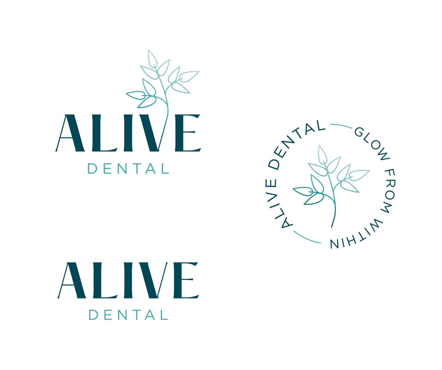 Alive Dental rebranding from Aronson Family Dental — Lab Creative