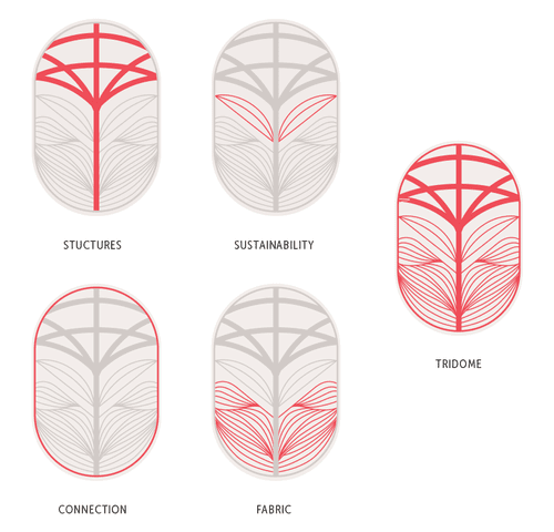 Tridome Studios and Tridome Structures branding — Lab Creative