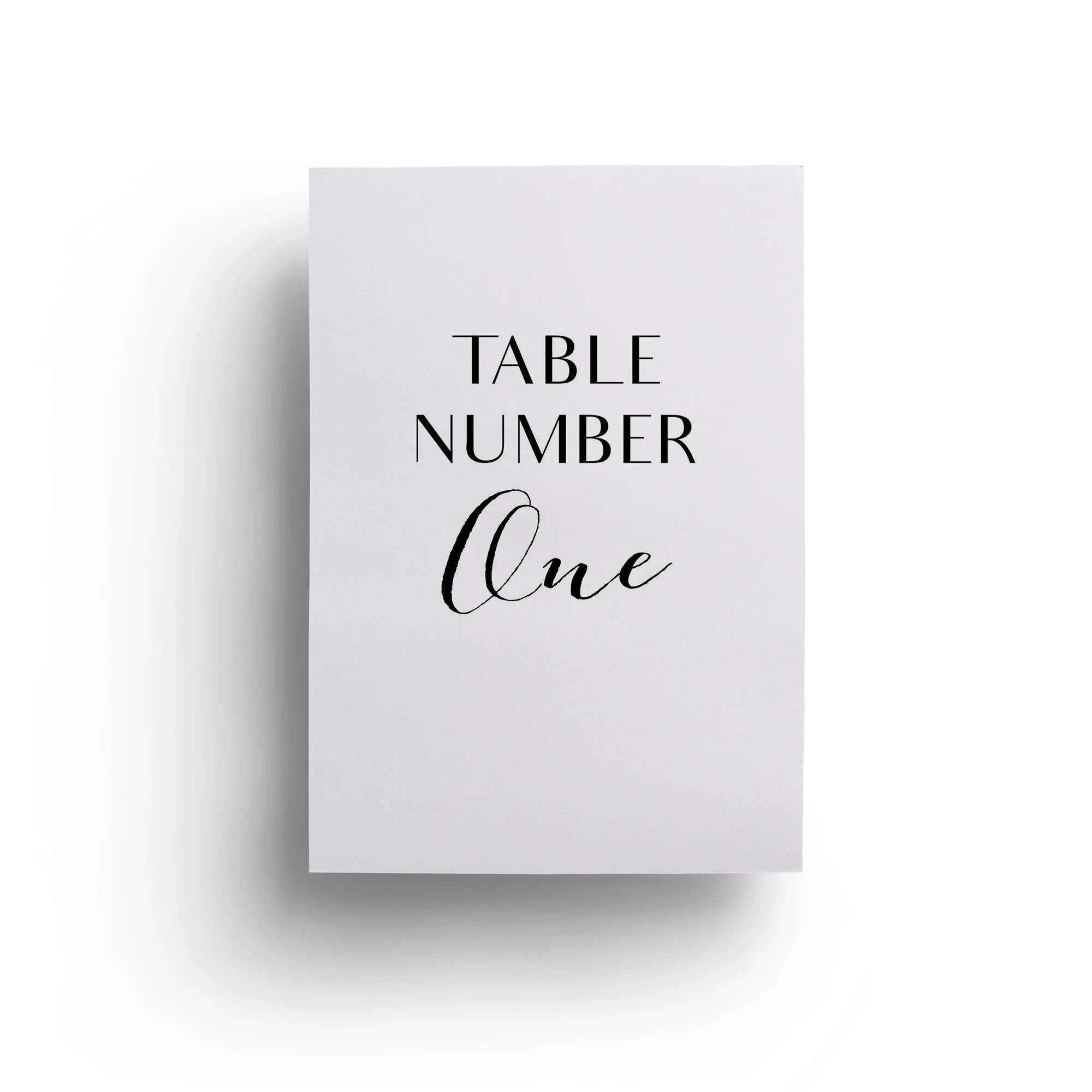 PLACE NAME CARDS/TABLE NUMBER CARDS/WEDDING SIGNS — Couture Wedding Cards