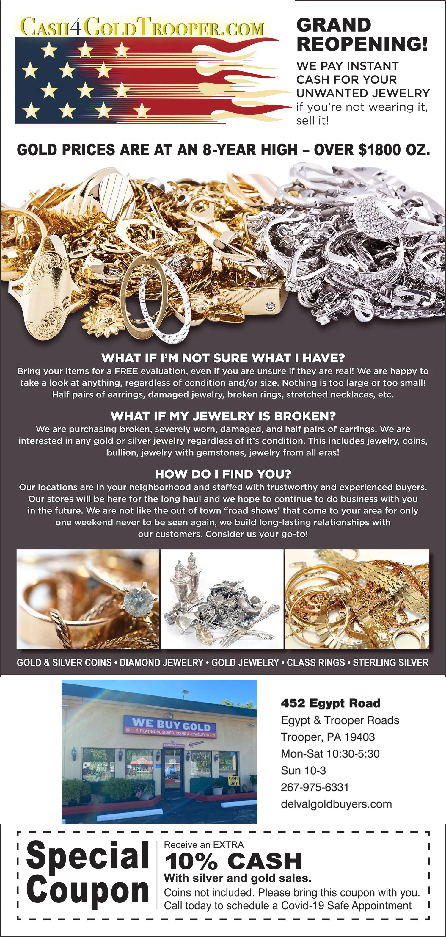 Visit our Gold Shop - — DelValGoldBuyers.com