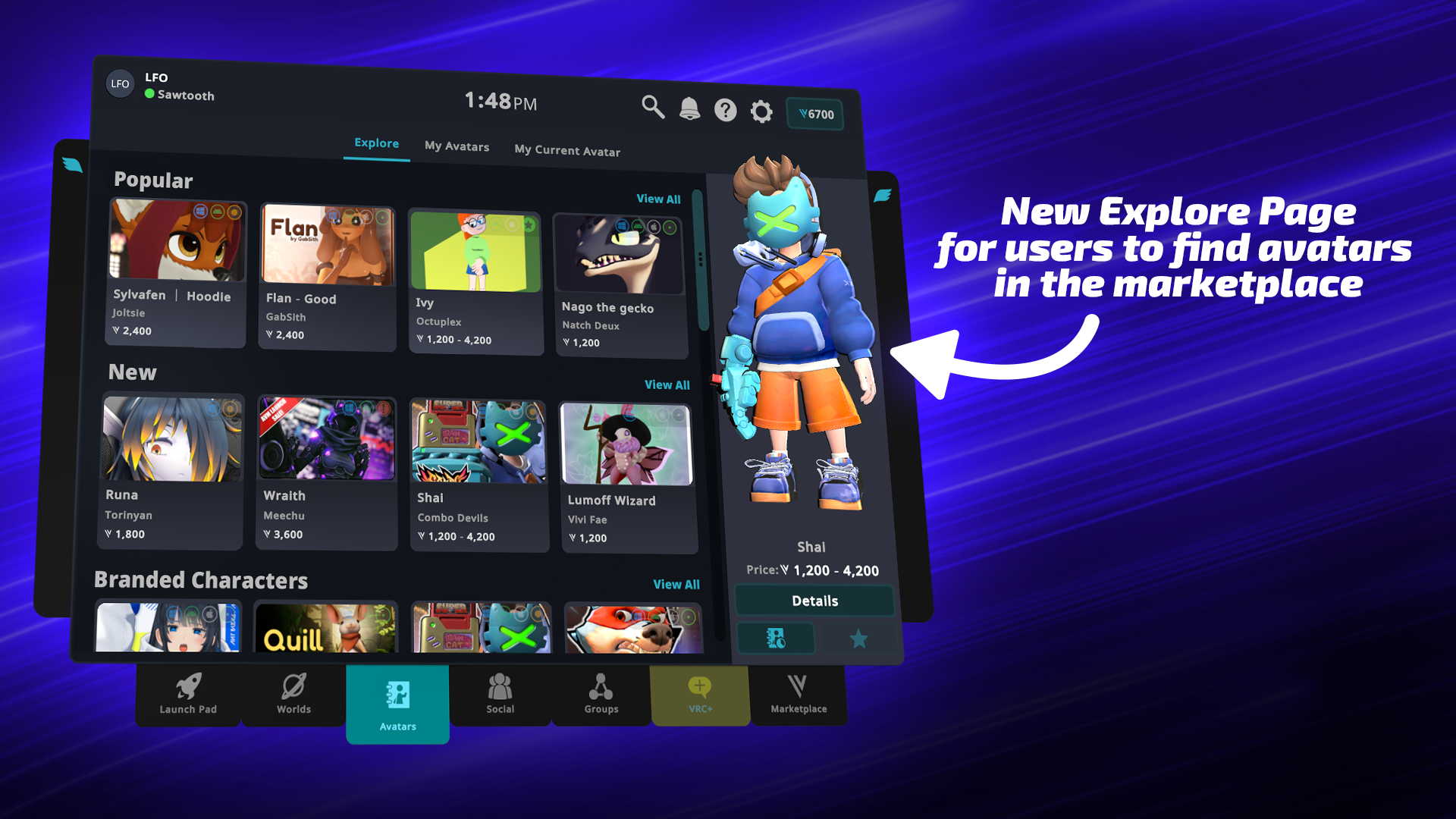 Avatar Marketplace — VRChat