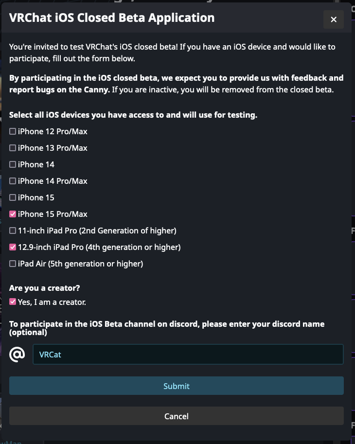 Apple iOS Beta Signups Are Now Active — VRChat