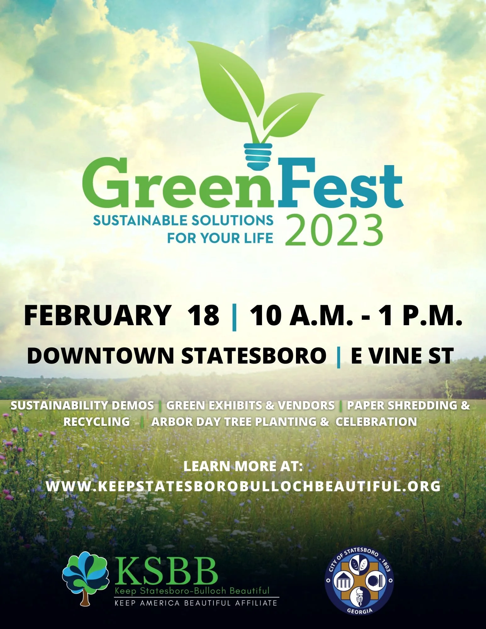 GreenFest — Keep Statesboro-Bulloch Beautiful