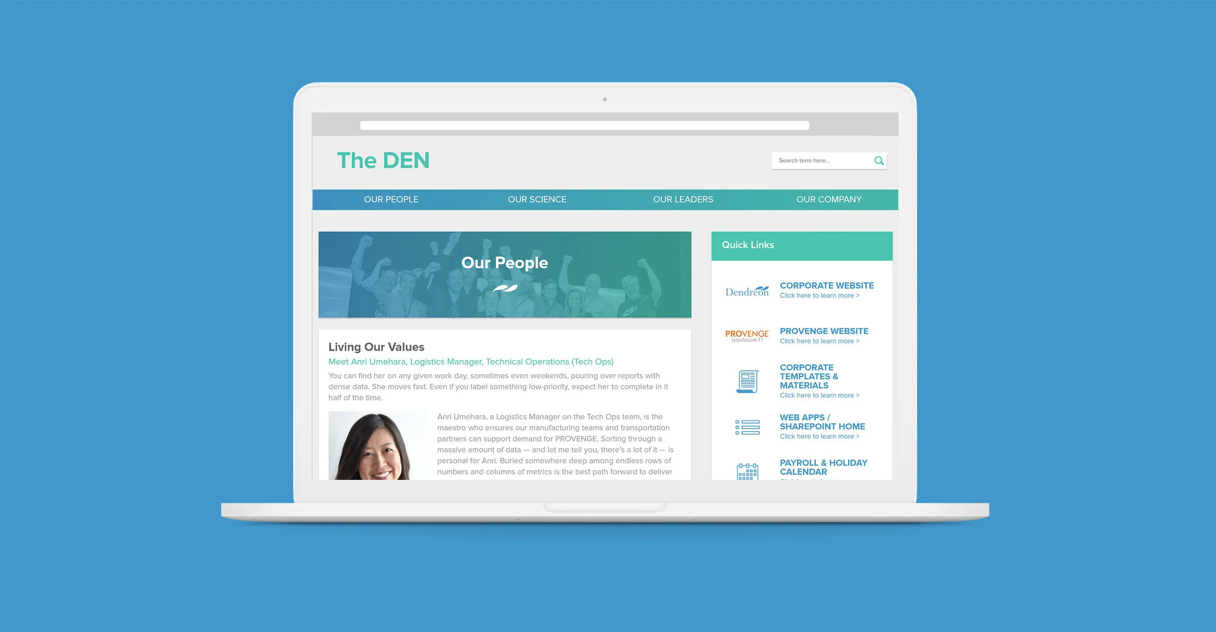 Dendreon Communications Plan — InVision Communications