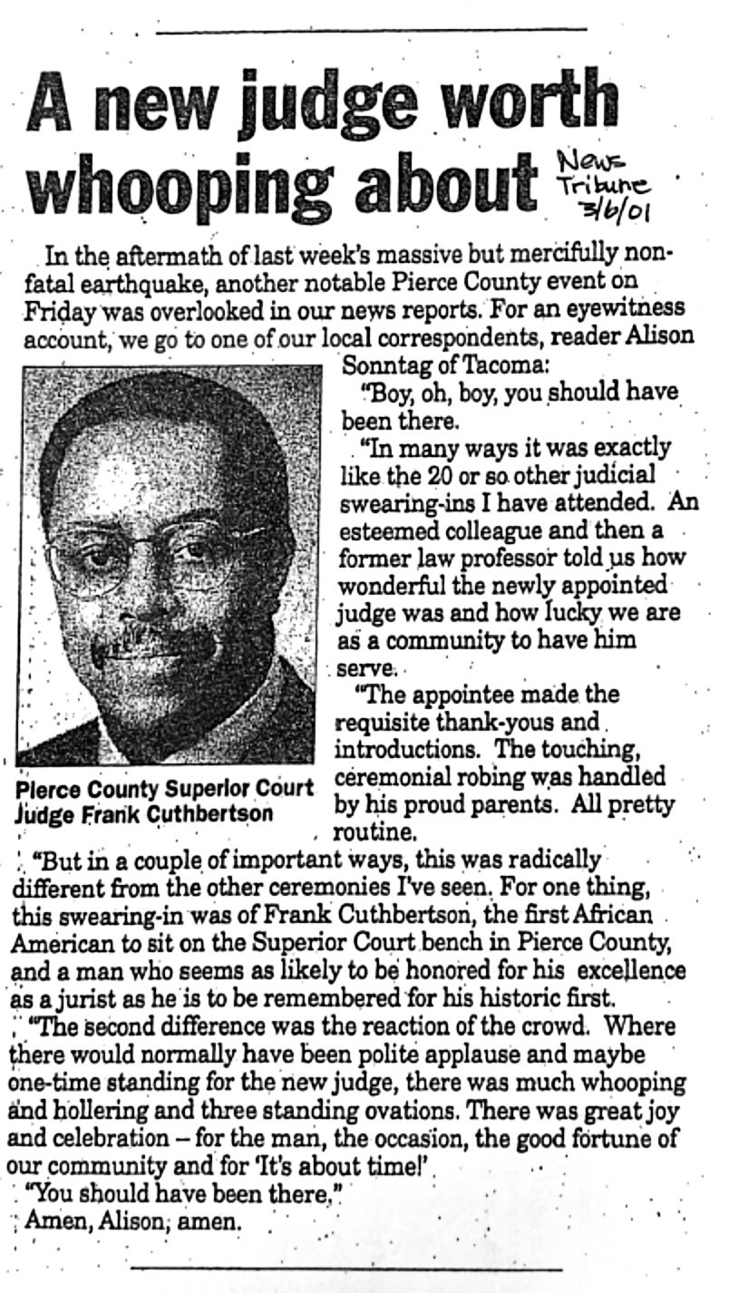 ABOUT — Cuthbertson