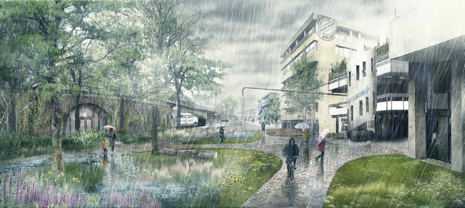 Climate proof Zomerhofkwartier, Rotterdam — DE URBANISTEN