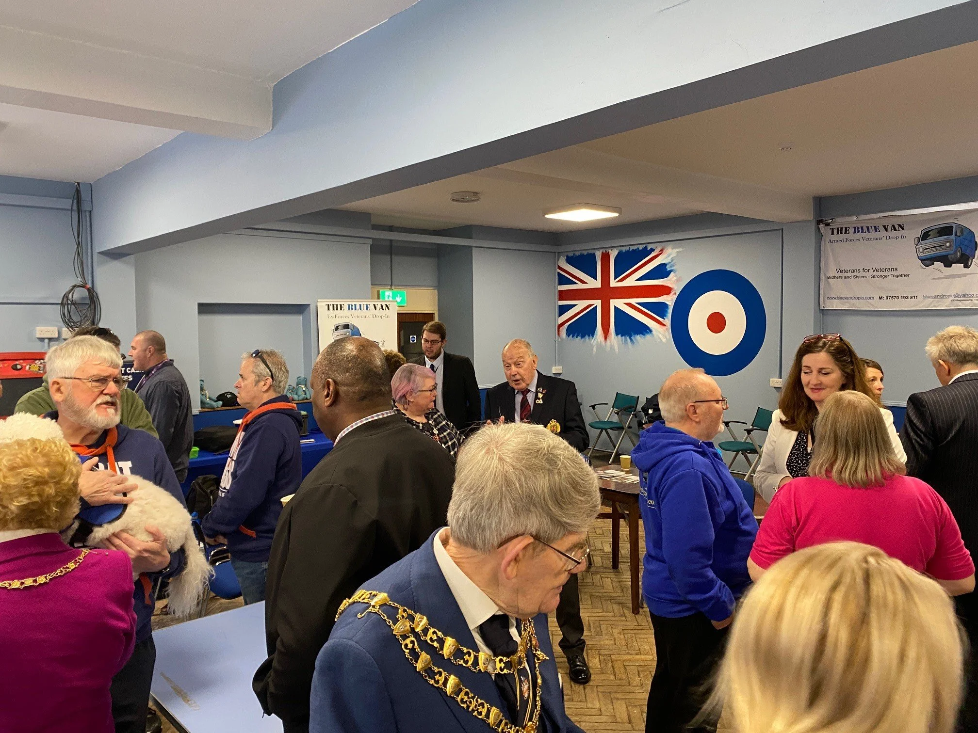 The Blue Van - Ex Forces Veterans' Drop-In