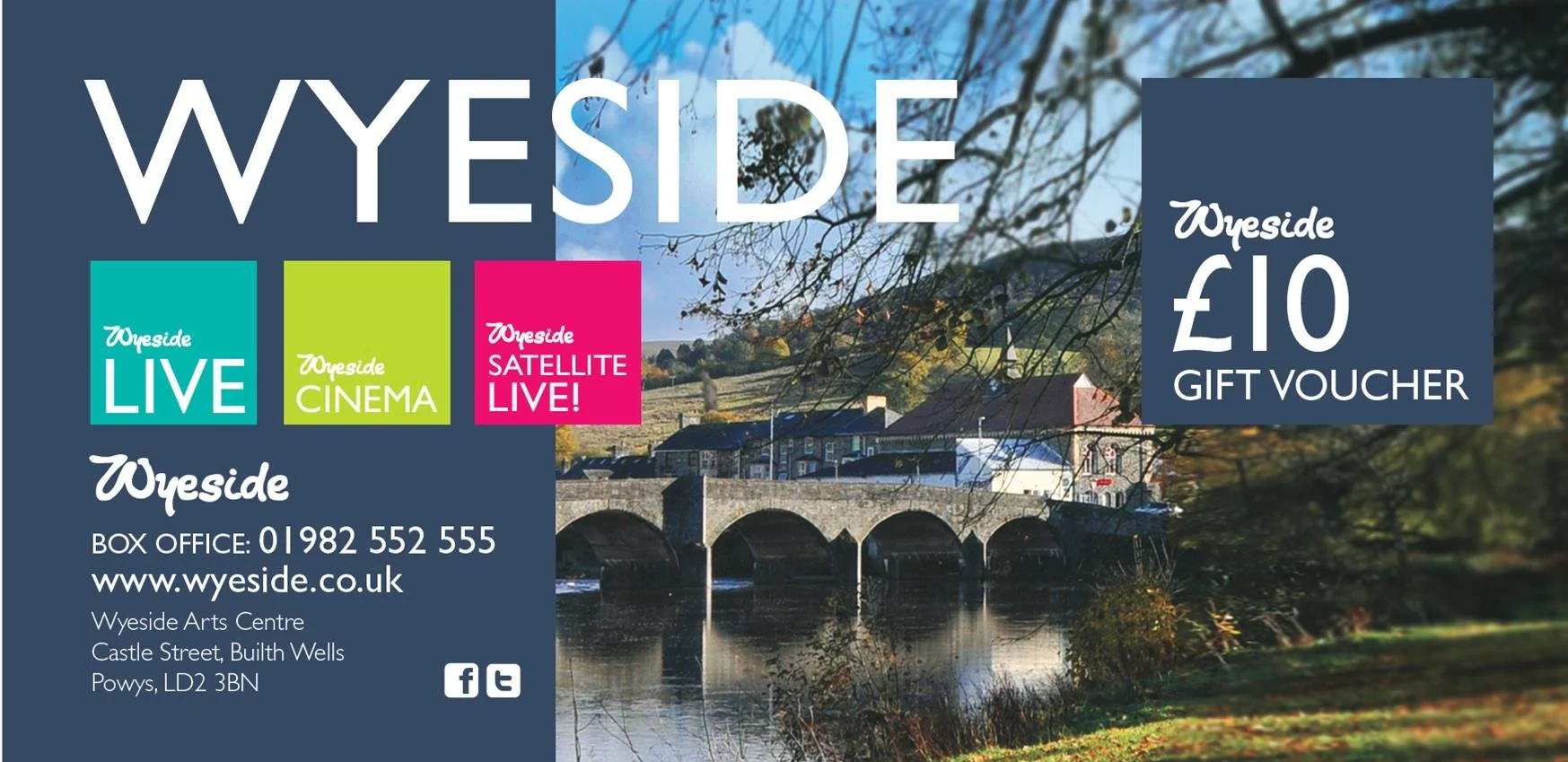 Wyeside Arts Centre, Cinema & Gallery, Mid Wales