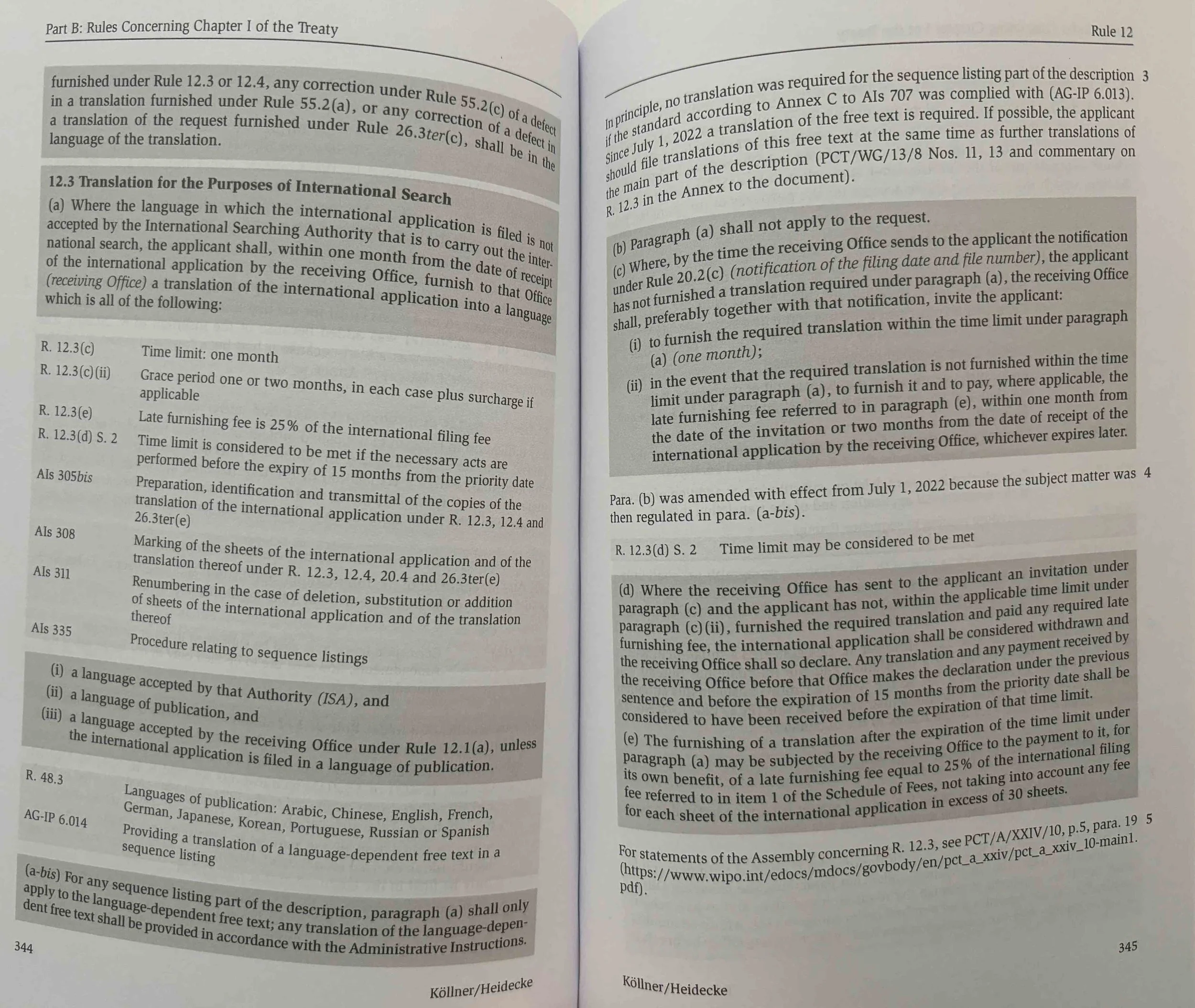 PCT reference books — Fillun