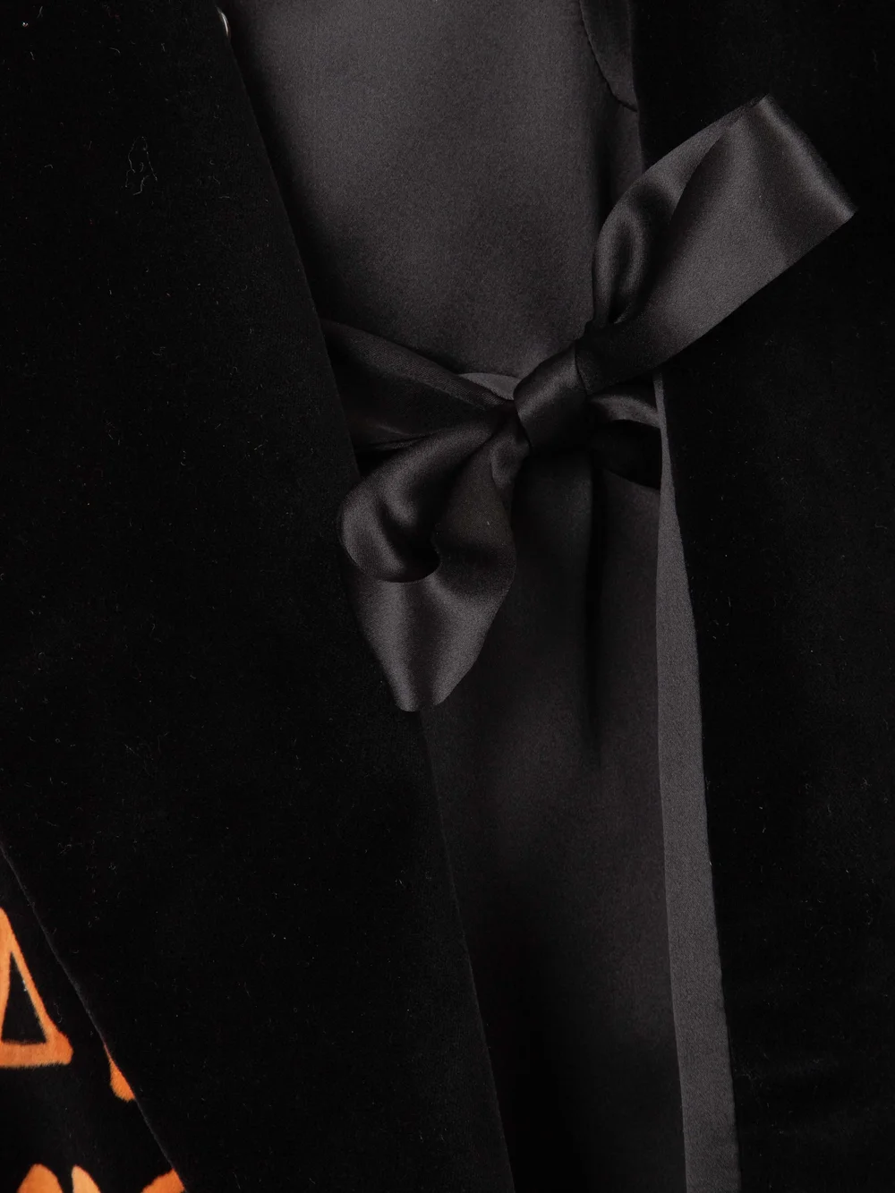 Louis Slater x Young Hanson #4 Hand Painted Black Peak Lapel Velvet ...
