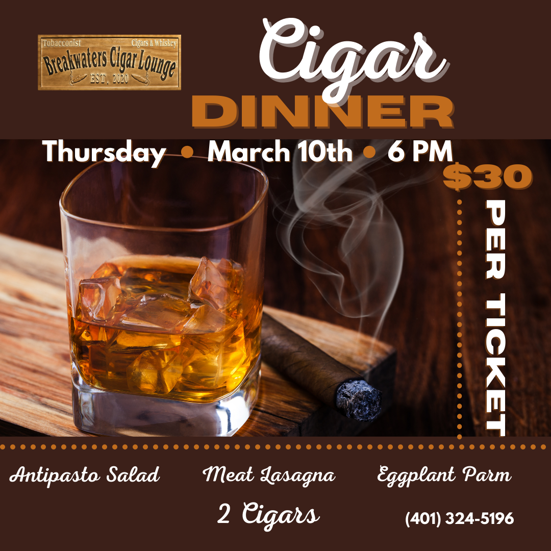 Cigar Dinner — Breakwaters Cigar & Whiskey Lounge