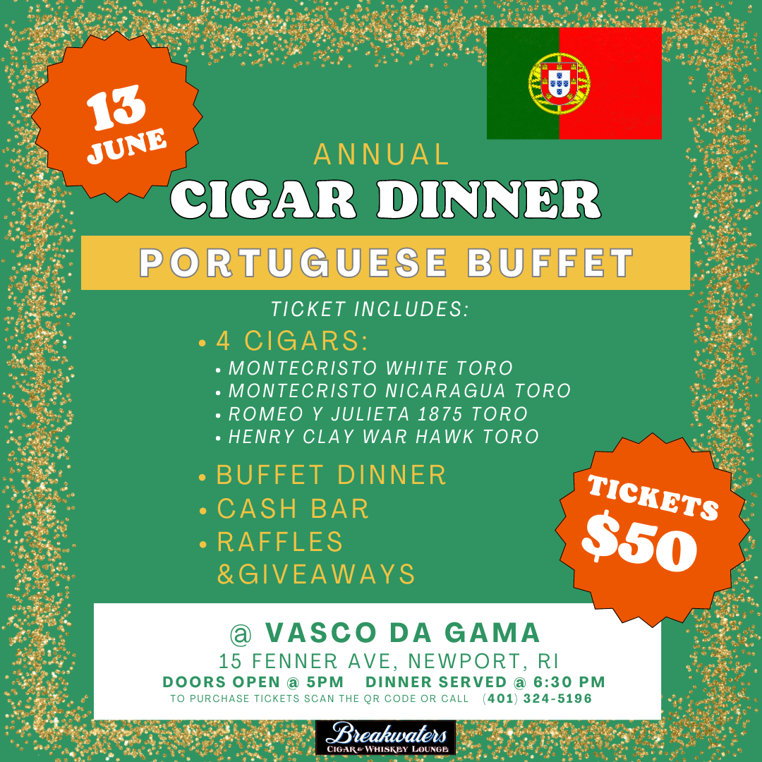 Annual Cigar Dinner — Breakwaters Cigar & Whiskey Lounge