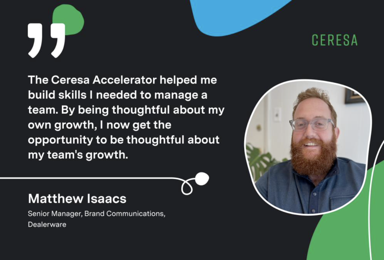 Matthew Isaacs, Ceresa Accelerator Mentorship Program Participant ...