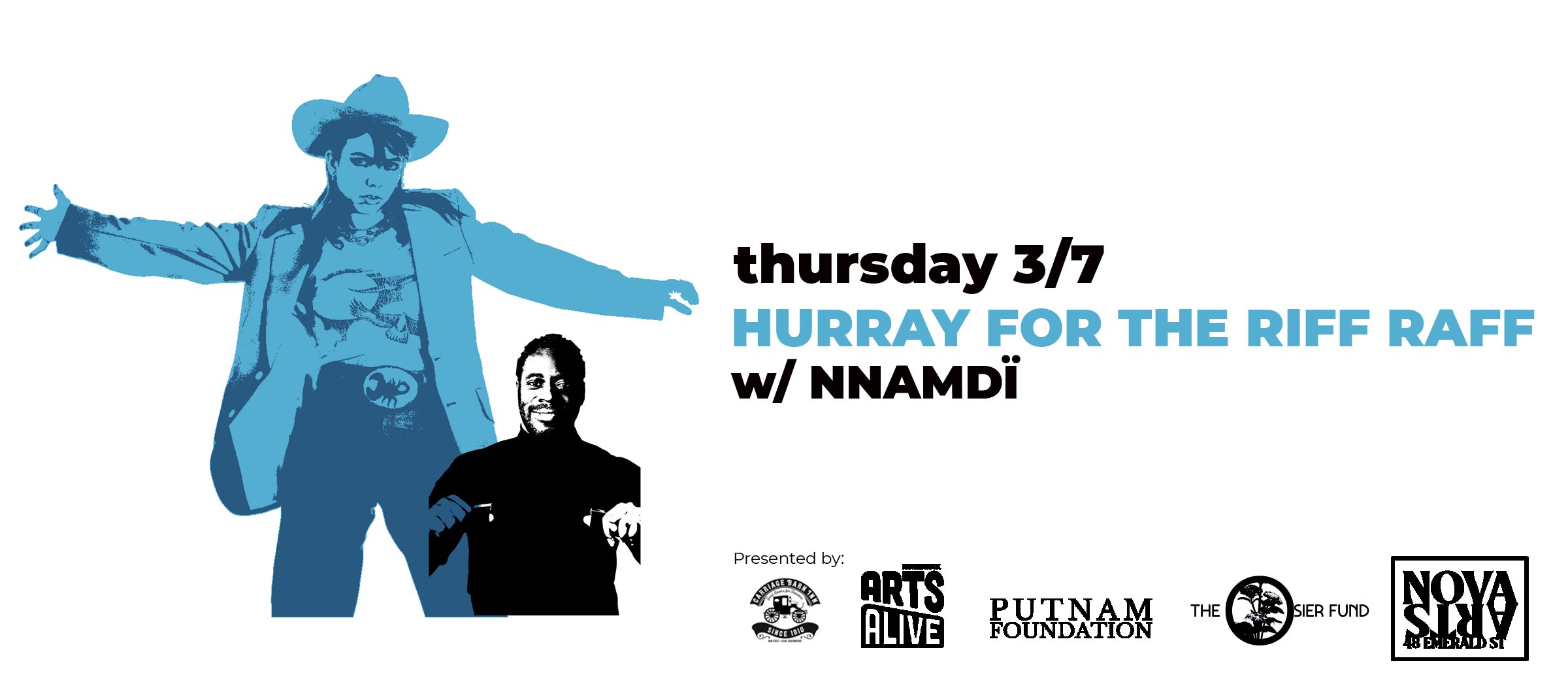 Hurray for the Riff Raff w/ NNAMDI — NOVA ARTS