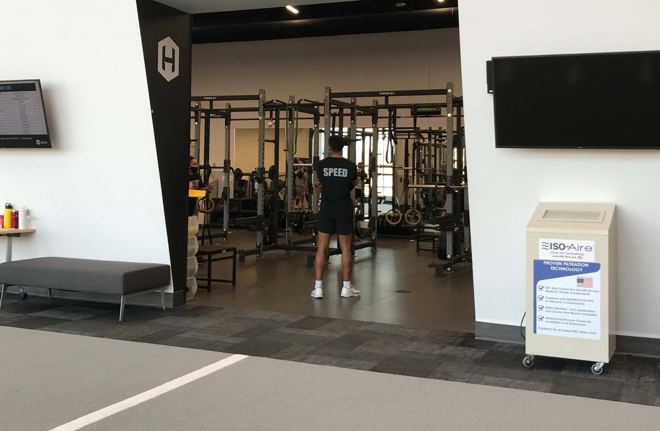 Air Purifiers for Gyms & Fitness Centers | ISO-Aire