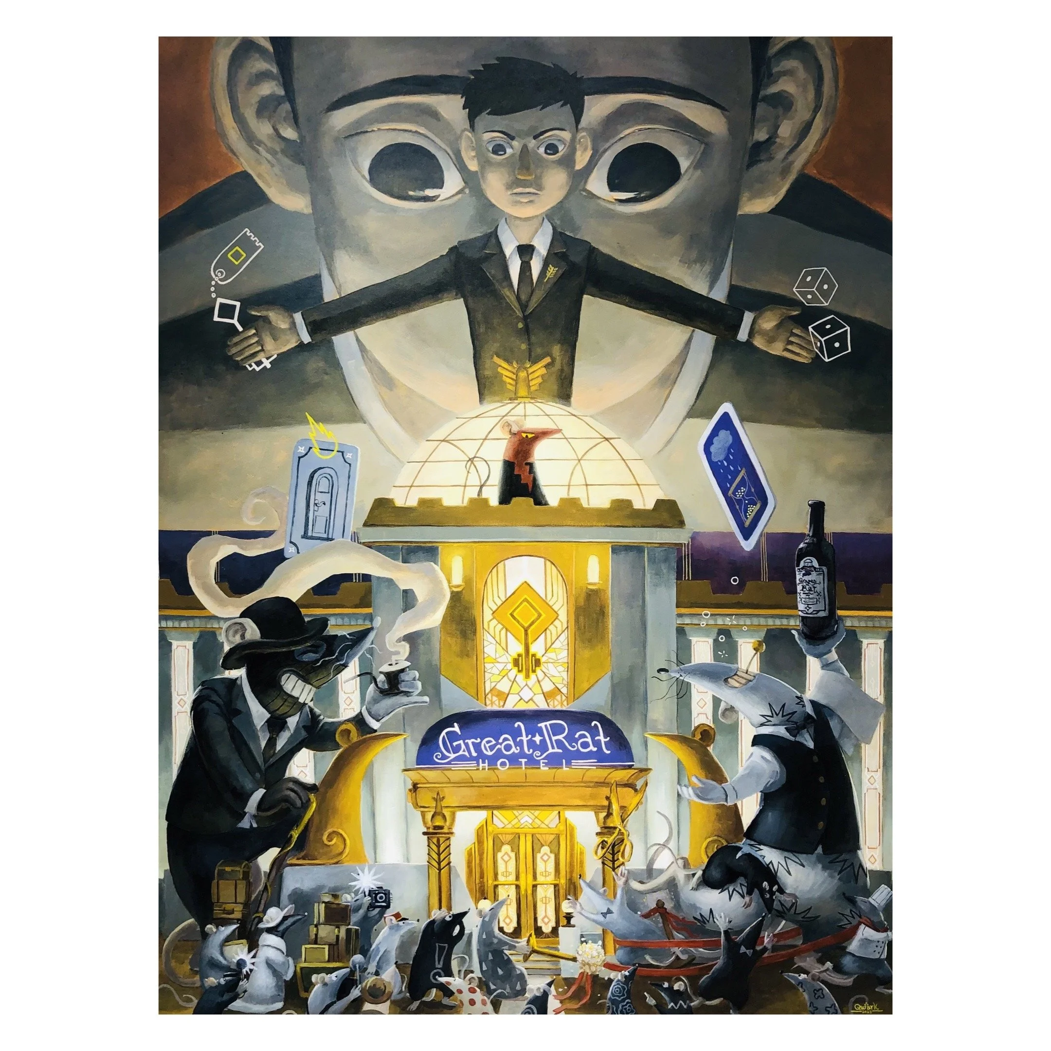 QWARK "The Perils of Indecision" — Village Art Gallery