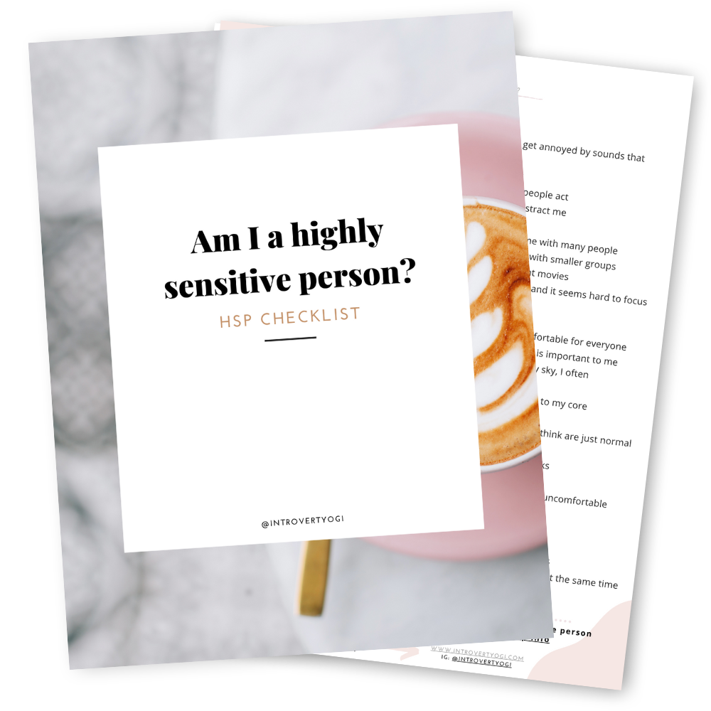 HSP Checklist (free) — Introvert Yogi
