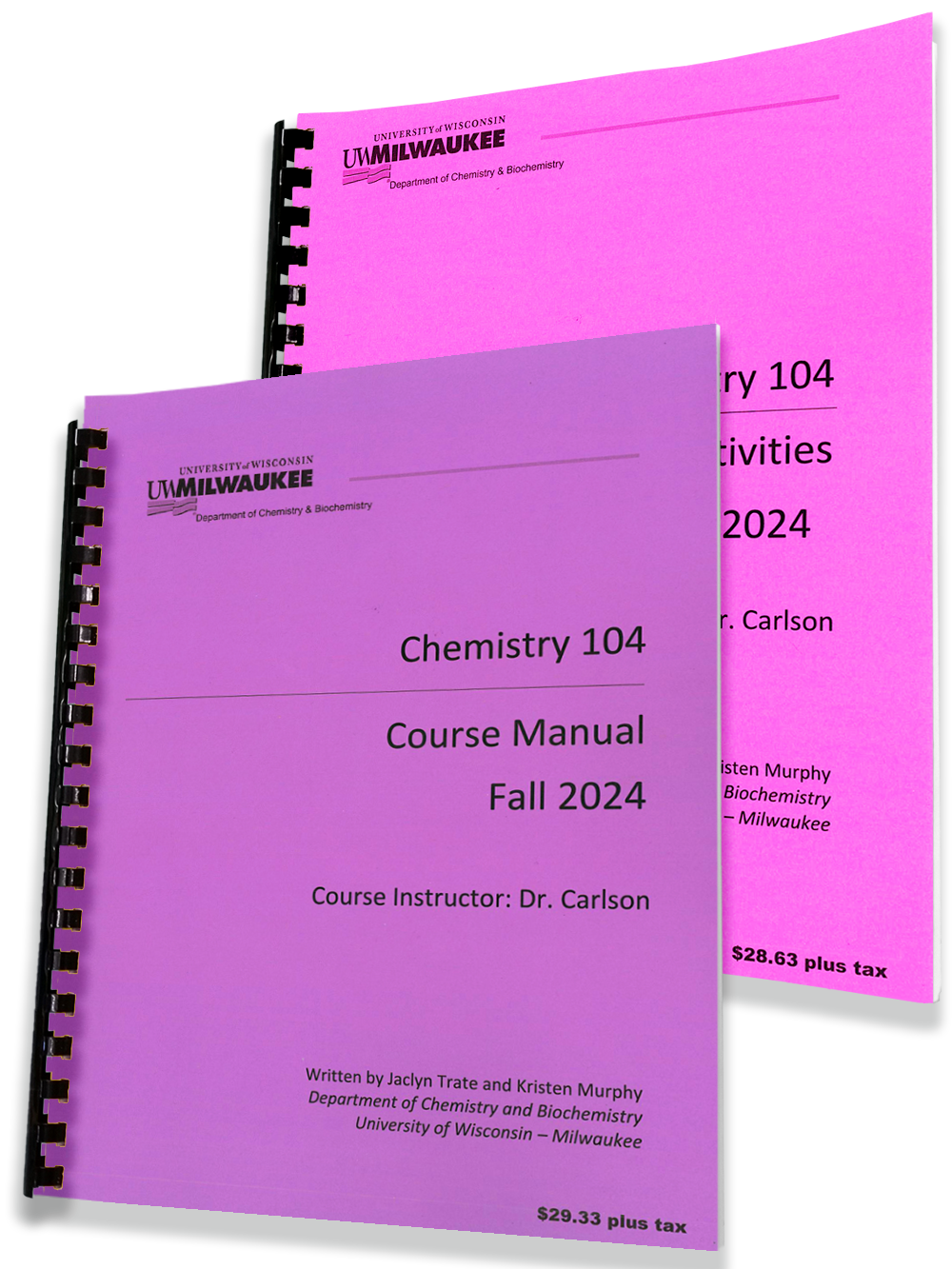 CHEM 104 • CARLSON • General Chemistry and Qualitative Analysis — shop ...