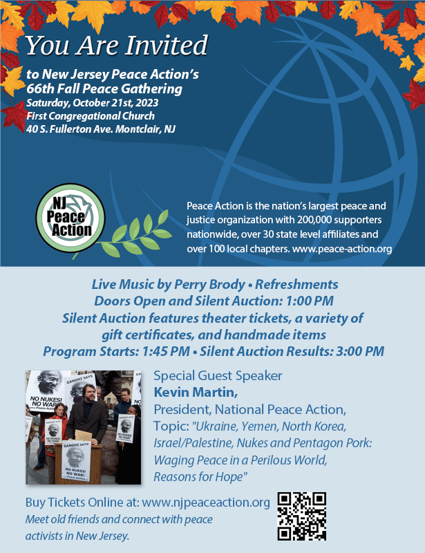 Events — New Jersey Peace Action