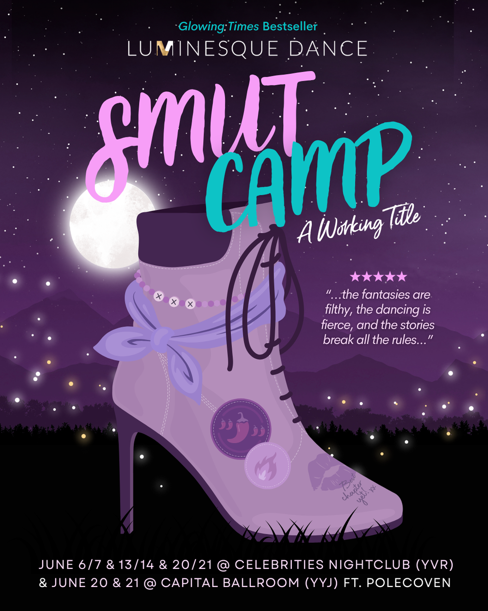 SMUT CAMP TICKETS — Luminesque Dance