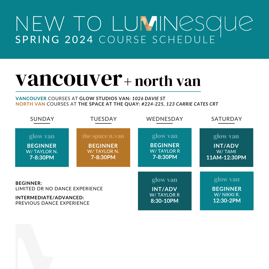 Progress Program Schedule — Luminesque Dance