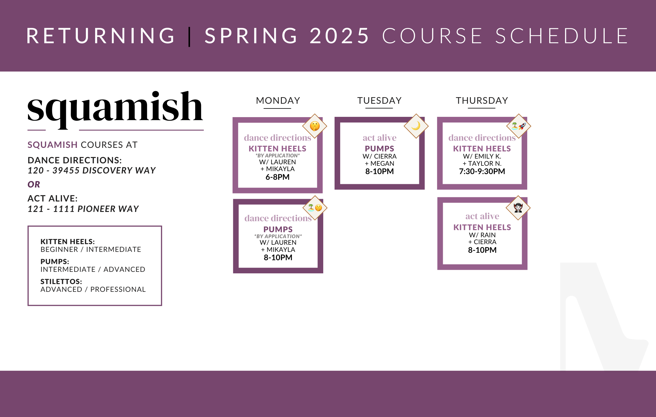 PROGRESS - 5-Month Adult Heels Dance Training + Performance Program in ...