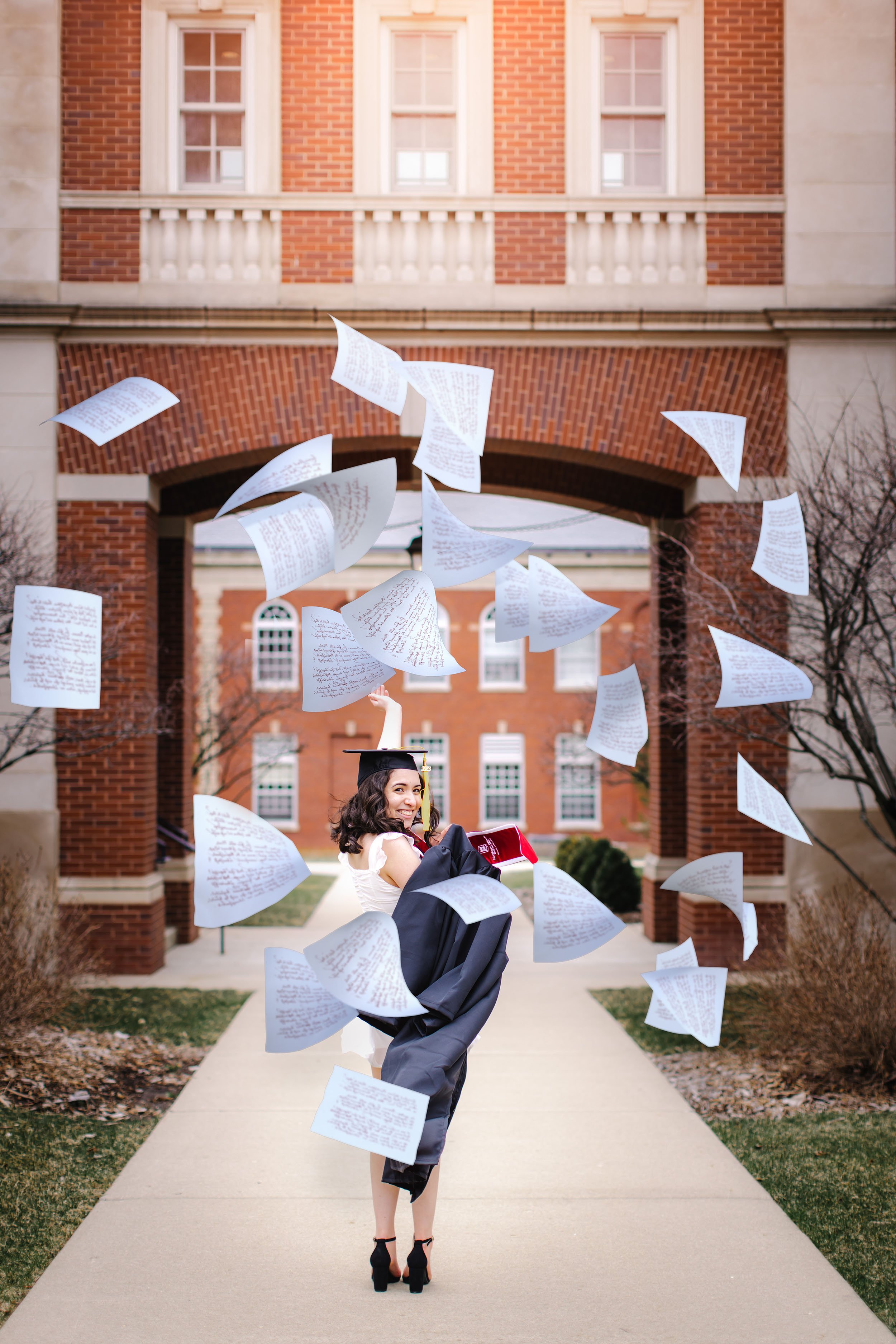 Graduation Portrait Photographer Libertyville Illinois — BK Rose Studio