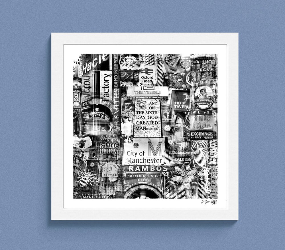 Manchester prints and Personalised Photo Frame Gifts — Kelly Clarke ...