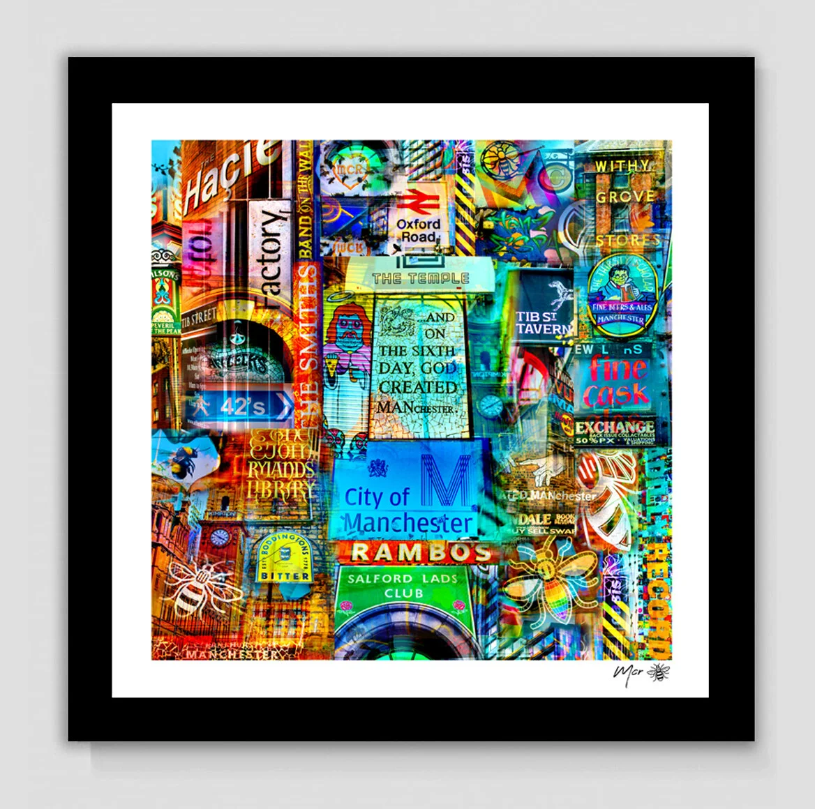 Manchester prints and Personalised Photo Frame Gifts — Kelly Clarke ...