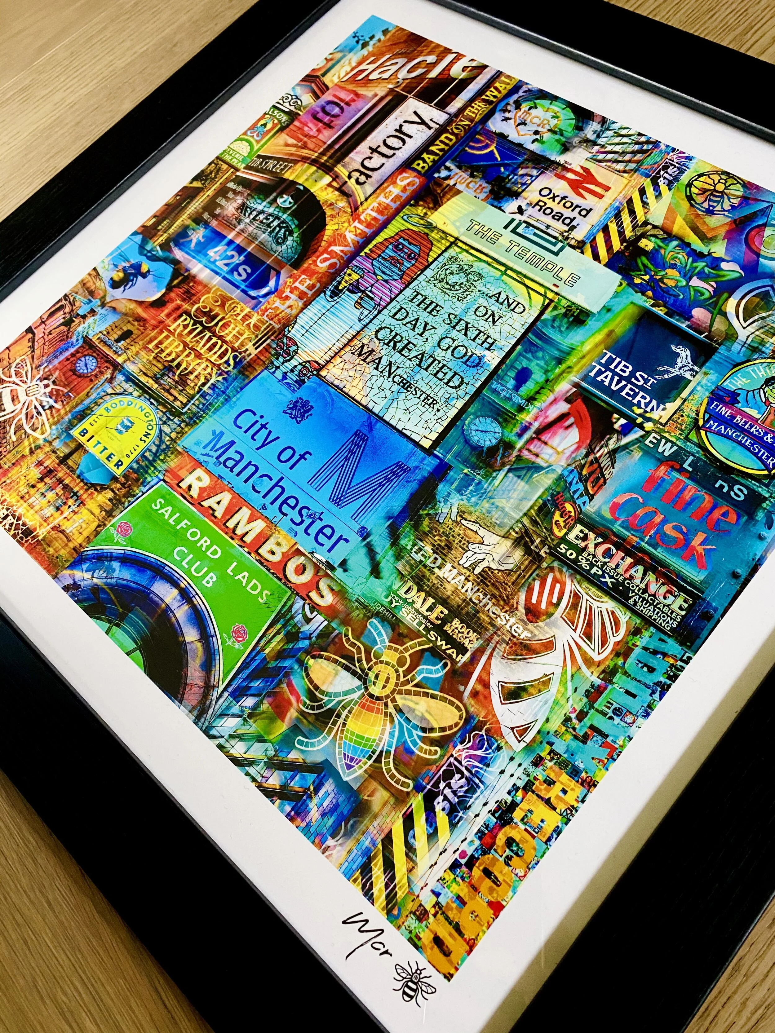 Manchester prints and Personalised Photo Frame Gifts — Kelly Clarke ...