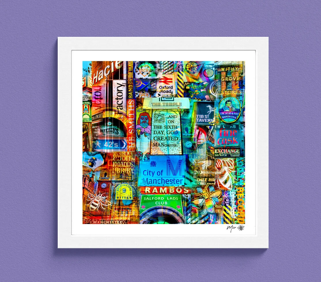 Manchester prints and Personalised Photo Frame Gifts — Kelly Clarke ...