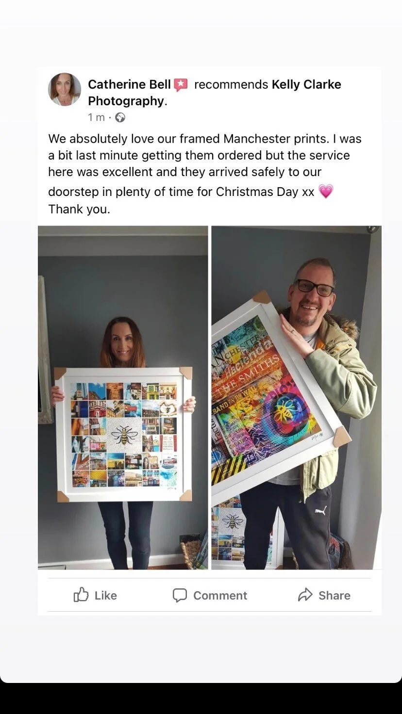 Kelly Clarke Photography, Manchester Gifts