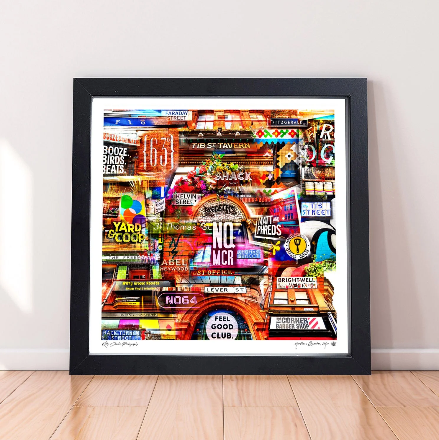 Manchester prints and Personalised Photo Frame Gifts — Kelly Clarke ...