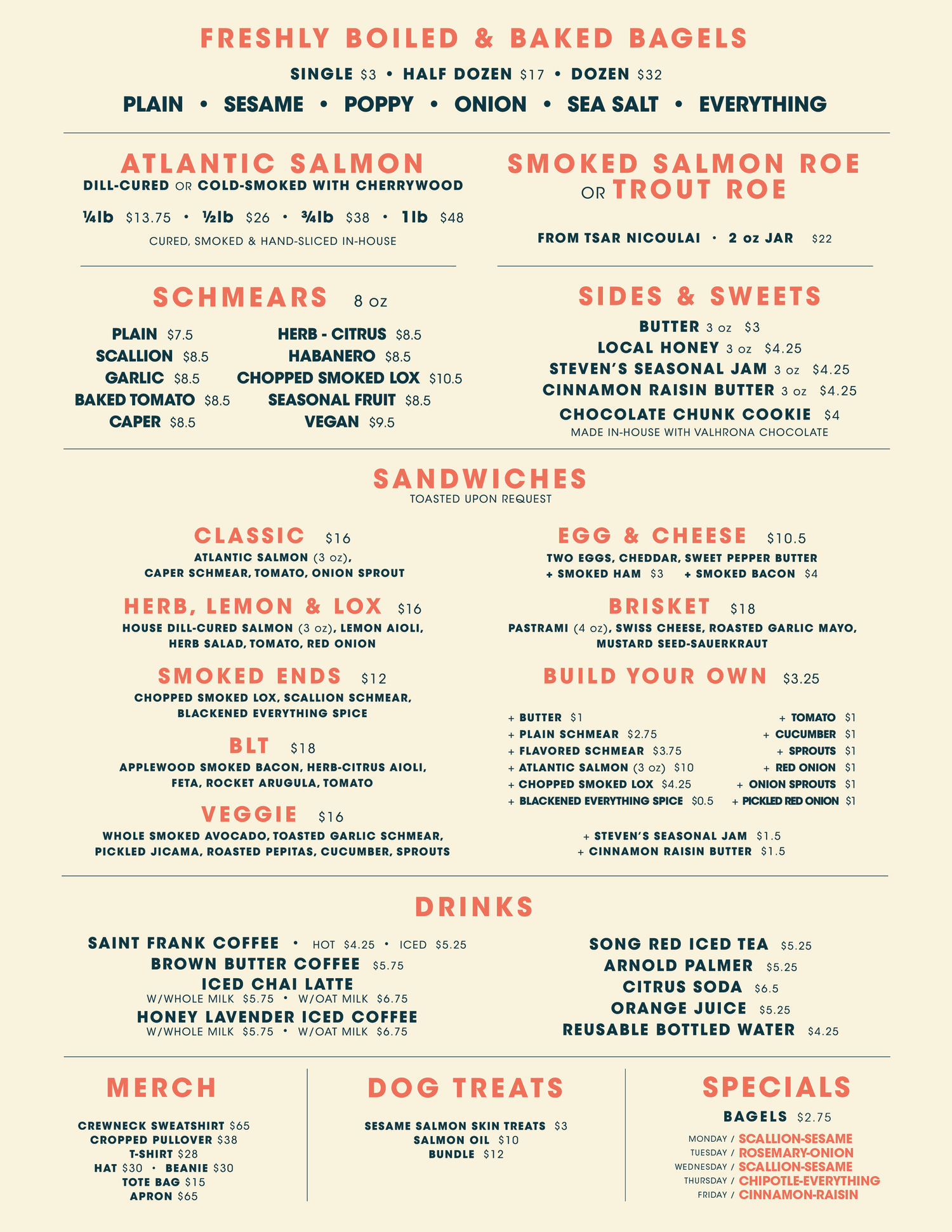 Schlok's Menu — Schlok's