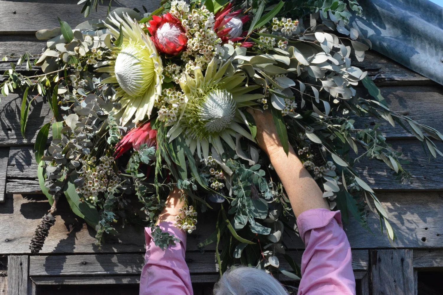Natural Australian Wreaths, Swags and Garlands — The Long Paddock Florist