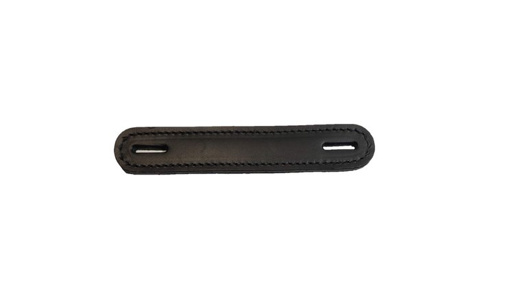 Plain Leather Slotted Trunk Handles — Treasured Trunks