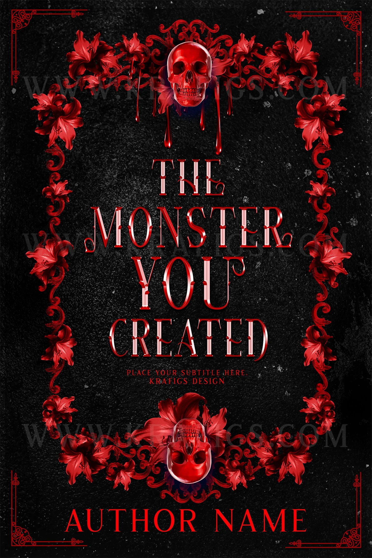 Thriller | Horror - Premade Covers | Krafigs Design — Krafigs Design