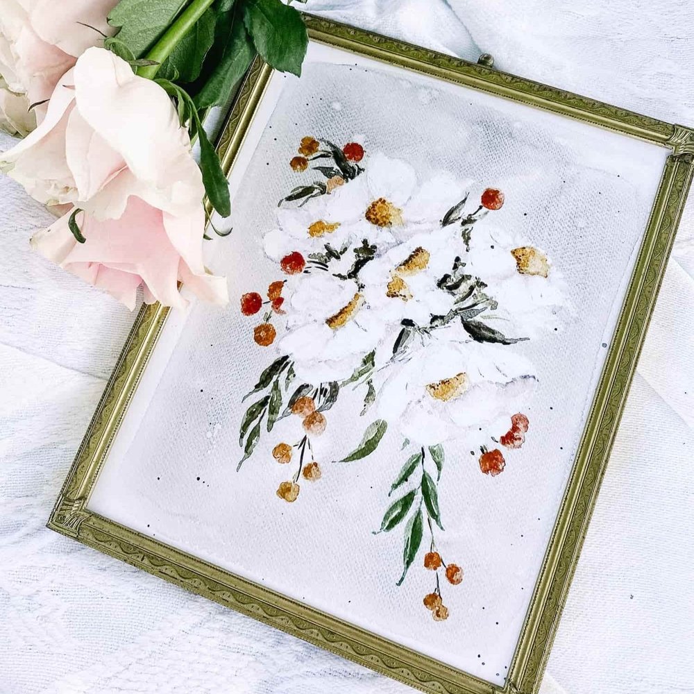 State of Indiana Wildflowers Reusable Dish Cloth — Art and Home co.