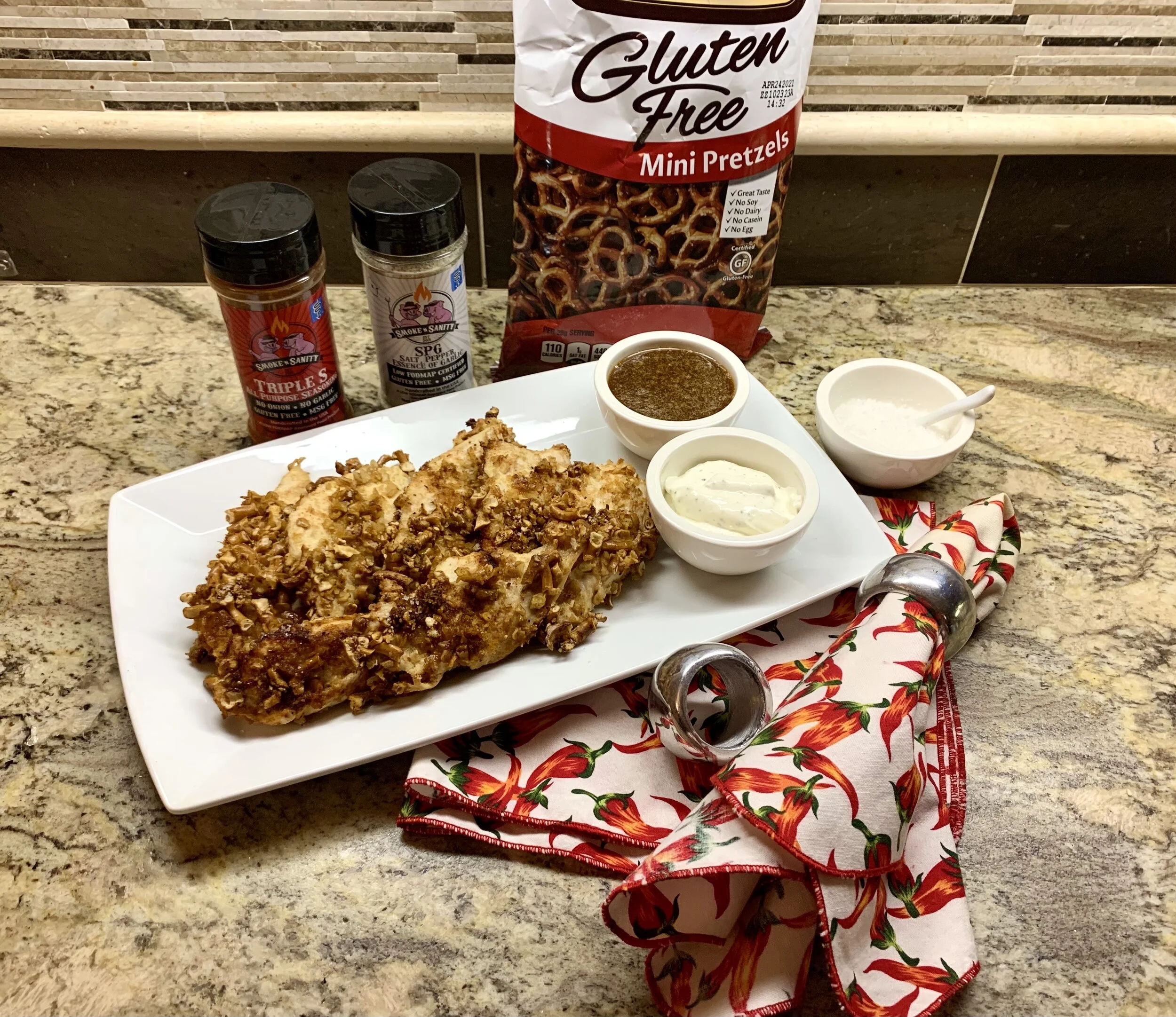 Baked hot/sweet chicken tenders (low FODMAP) — IBS Game Changer